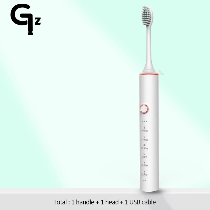 Электрическая зубная щетка GeZhou N100 Белый, N100white 1
