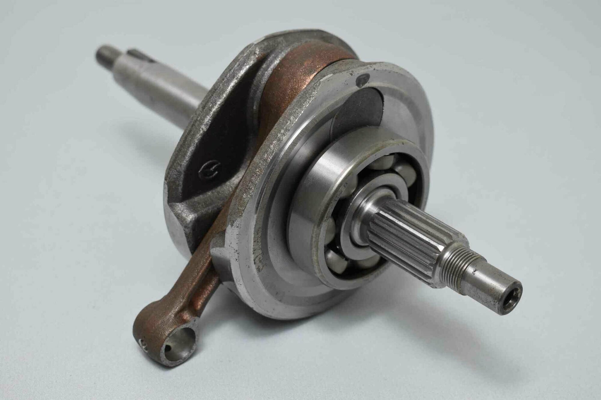 Коленвал 1P60FMK 160см3 (YX-160) шестерня 16 зубов, ход поршня 57