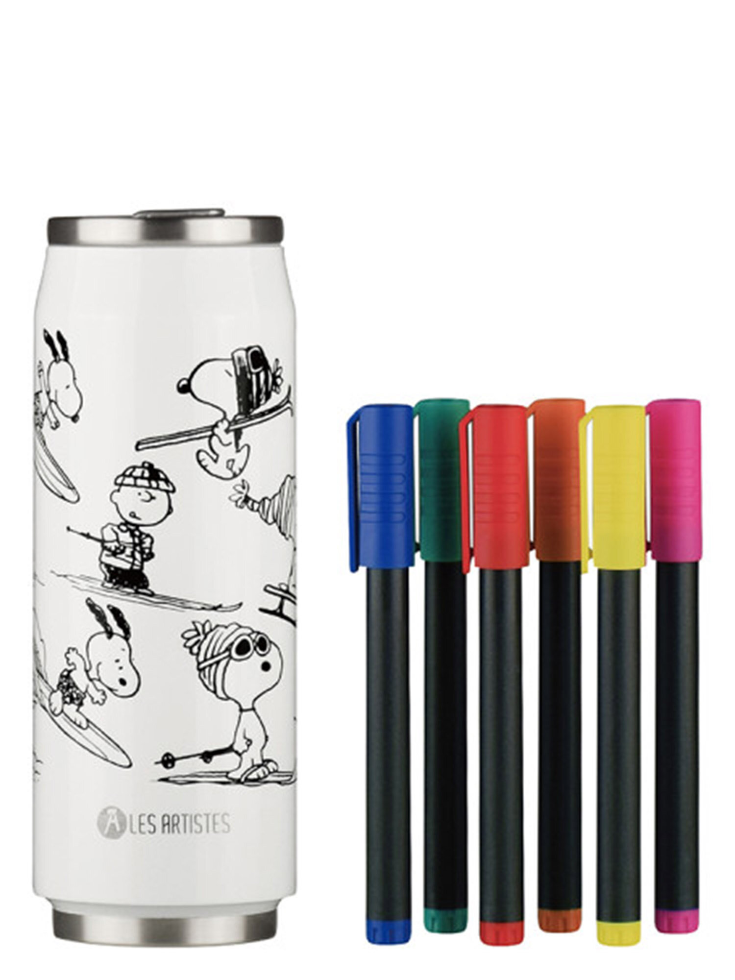 Термобанка Les Artistes Can 500ml Creative Color Set Snoopy Mat