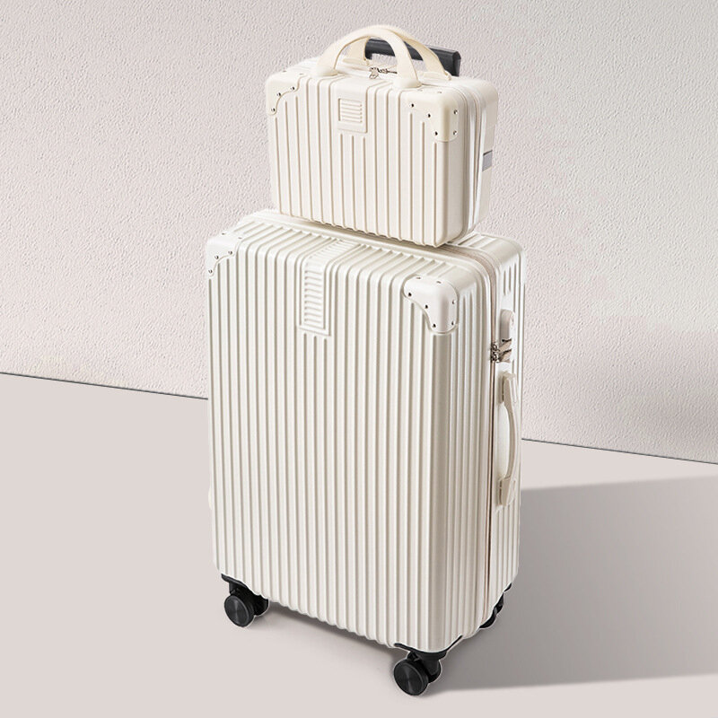 【Премиум выбор фабрики】Большой чемодан с колесами для мужчин, 26-дюймовый дорожный чемодан с бесшумной алюминиевой рамой 24 дюйма и кодовым замком