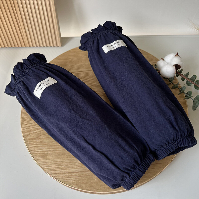 Льняные рукава для кухонной работы, студии, чистый хлопок, льняные кружевные дышащие рукава, рукава для рисования, оптовая продажа для домашней уборки