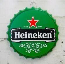 KNOW EASY-декоративная пивная крышка beer heineken