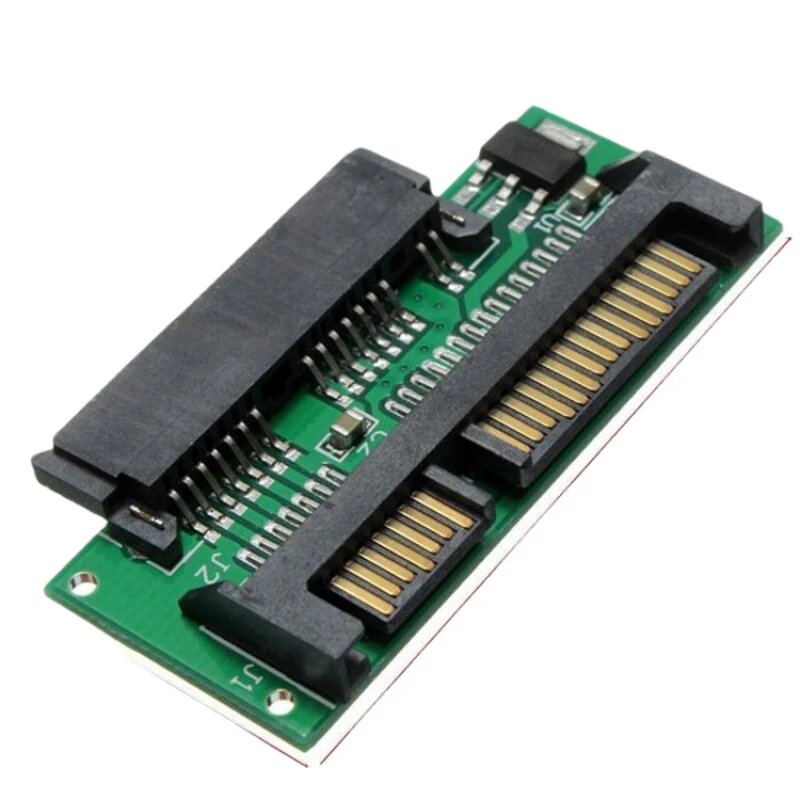 Адаптер-кабель Micro SATA 9+7PIN На SATA 7+15PIN Для Жестких Дисков 1.8-2.5 Дюйма SSD/HDD С Параллельным И Последовательным П. — фото 1