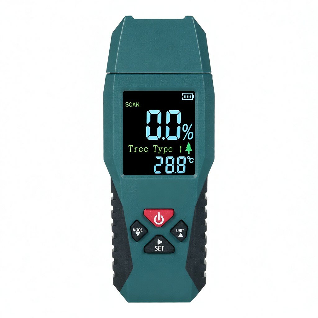 Умный датчик Деревянный измеритель Влагомер с игольчатым датчиком Карманный детектор с ЖК-дисплеем Измеритель влажности с 4 режимами для дерева, бамбука, бумаги, трав
