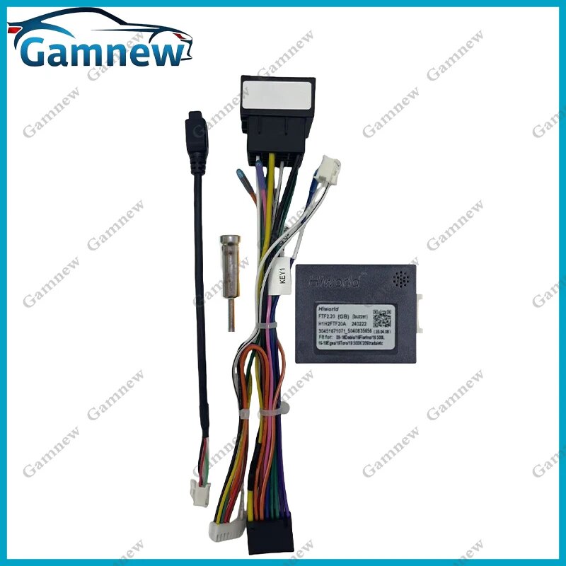 Автомобильный Android-кабель, жгут проводов, разъем CAN-шины, адаптер для Fiat 500 Croma Punto Panda Qubo Siena Ducato Doblo