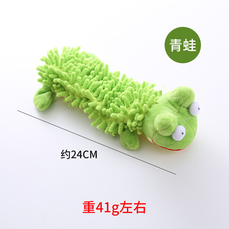 Игрушка для домашних животных, плюшевая игрушка для жевания, плюшевая лягушка, бегемот, игрушка для шлифовки зубов, игрушка для снятия стресса
