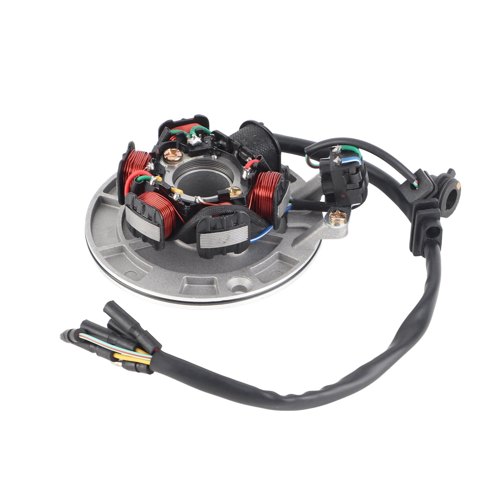 Мощная катушка зажигания магнето с маховиком и пластиной диаметром 114 мм для питбайка YX 150cc 160cc.