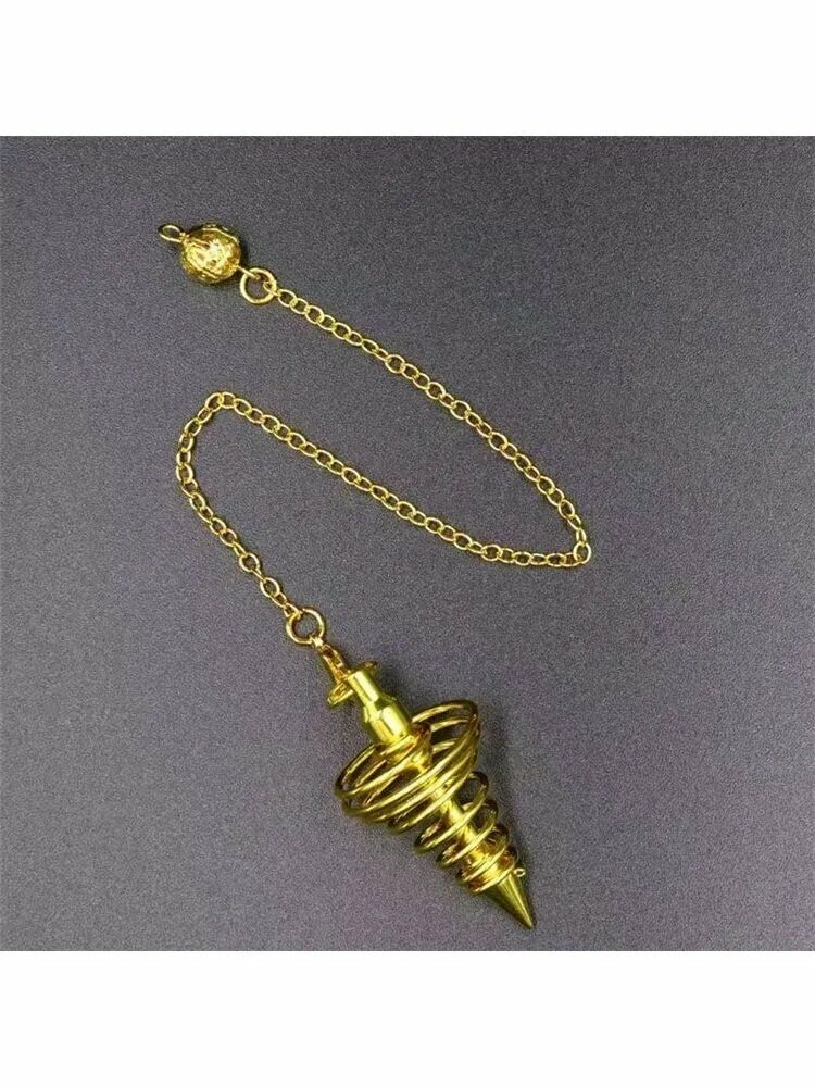 Маятник биолокационный Конус бронза / для биолокации