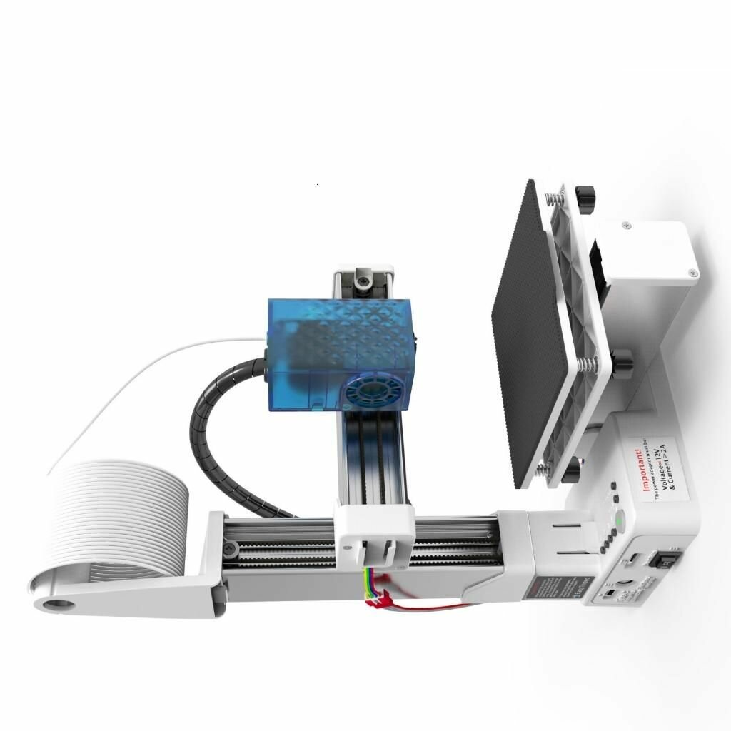 3D-принтер для начинающих с отсоединяемой платформой, Белый