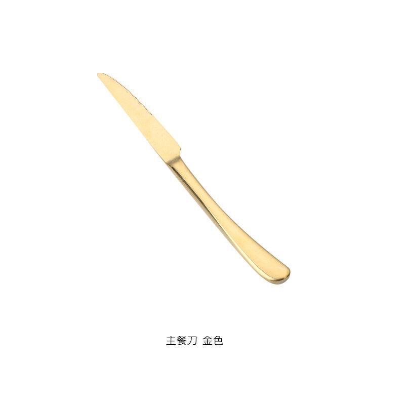 Трансграничные Горячие Распродажа Взрывные продукты из нержавеющей стали Стейк Стейк Нож Кофейная ложка Обеденный нож