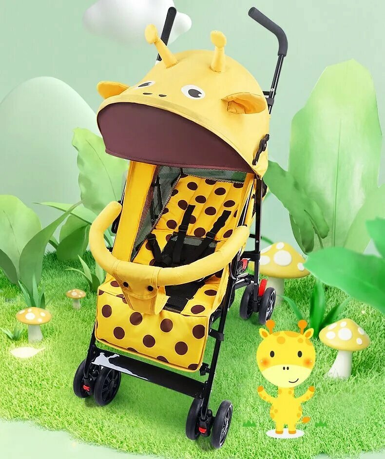 Коляска трость, Может сидеть или лежать, Портативный и складной, Универсален для всех сезонов