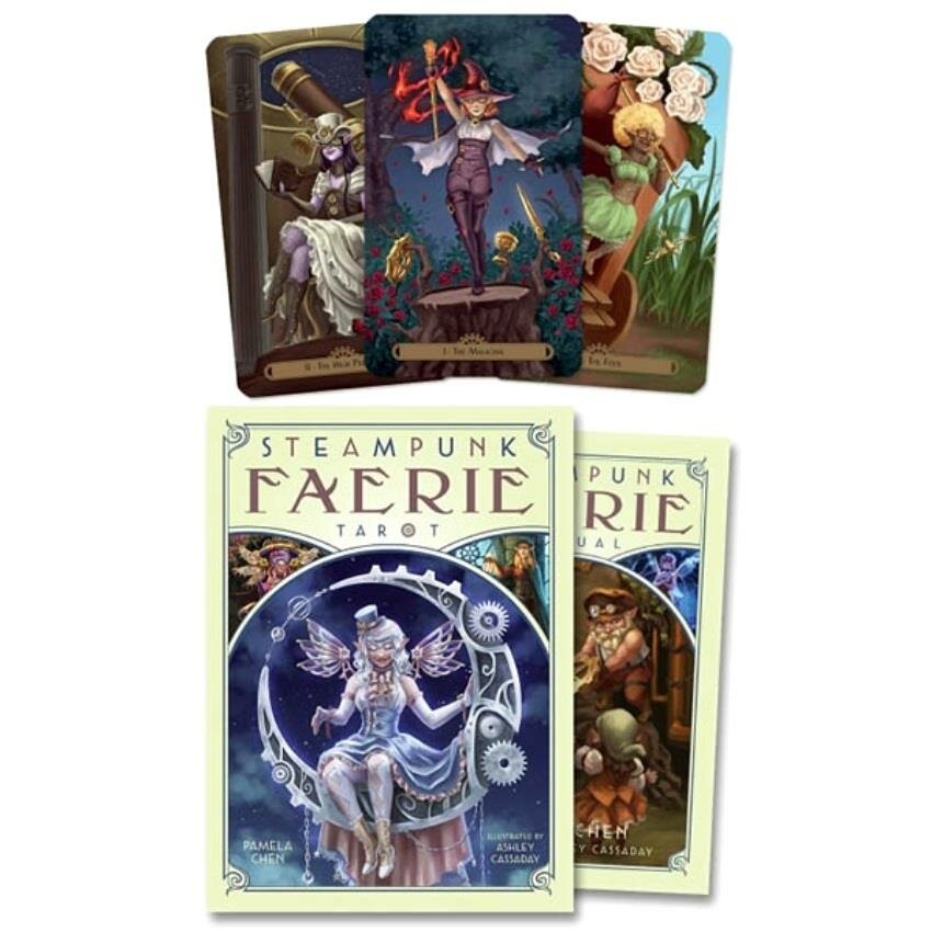 Карты Таро "Steampunk Faerie Tarot Cards" Llewellyn / Таро Фейри в стиле Стимпанк 65614