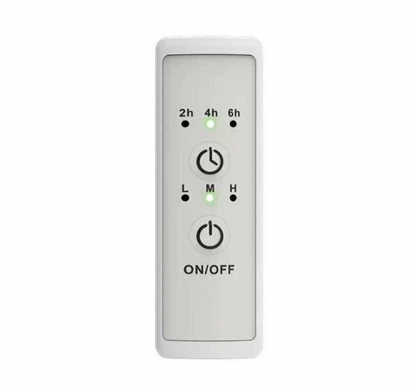 Панель управления для полотенцесушителя с сухим тэном с таймером и регулятором на круглую трубу Ф32 мм. белый