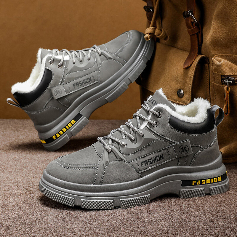 JYL Кроссовки Мужчины Весенняя Платформа/S1107 gray (cotton shoes)