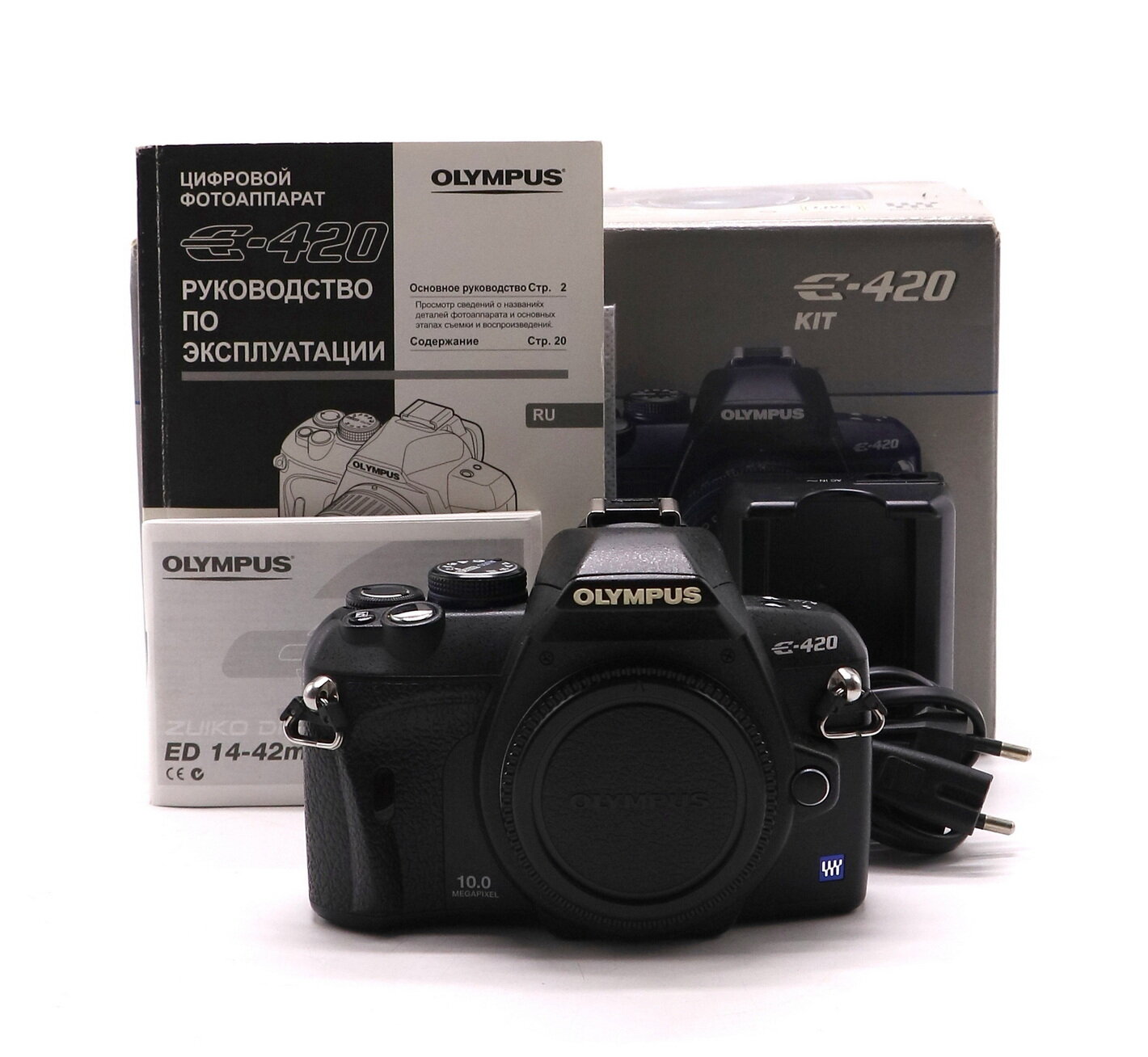 Olympus E-420 body в упаковке (пробег 9200 кадров)