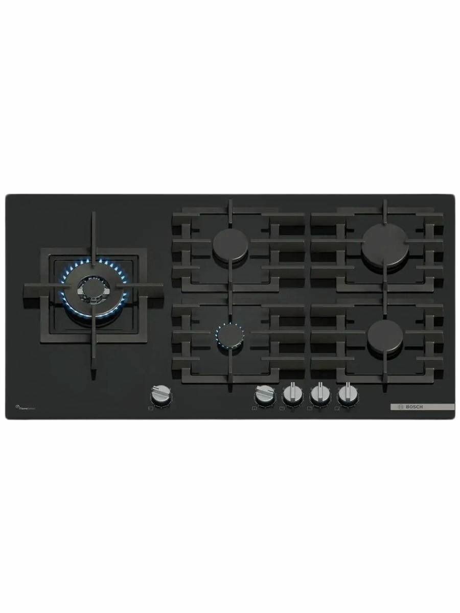 Варочная панель газовая Bosch PPM9A6I40, черный
