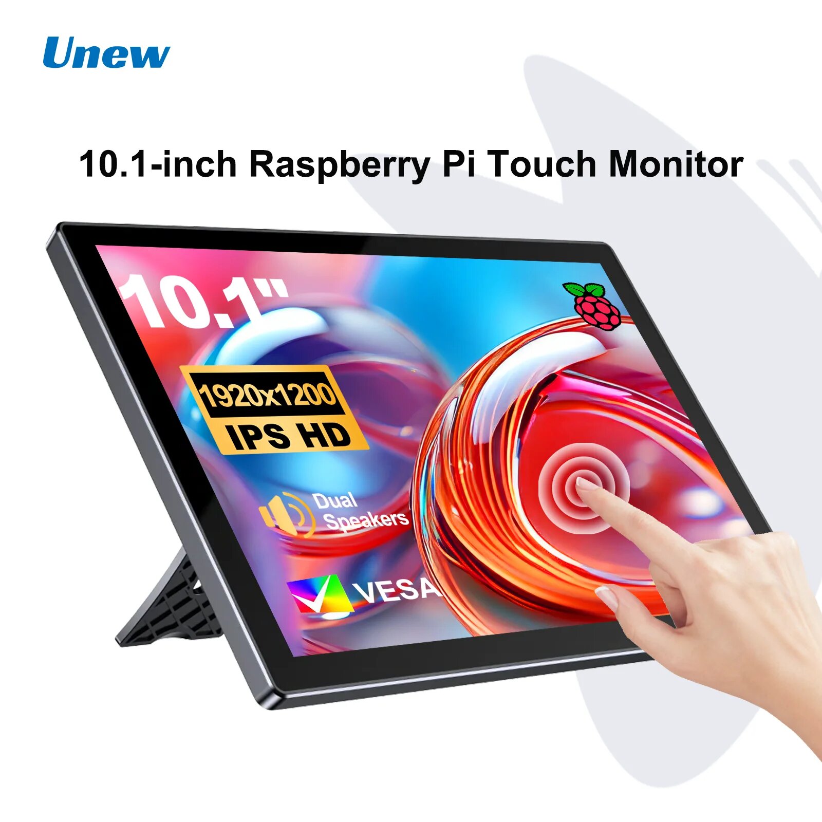 Unew 10.1-дюймовый сенсорный монитор CX010PI-C/D для Raspberry Pi США вставка