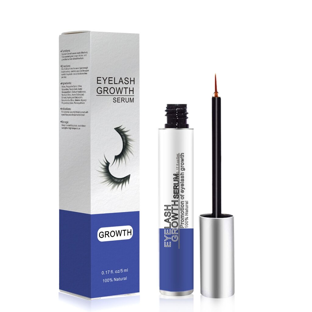 Сыворотка для Роста ресниц - 5 мл Сыворотки для Придания Объемности и Удлинения Ресниц, Укрепляющей Ресницы для Натуральных Ресниц или наращивания Ресниц