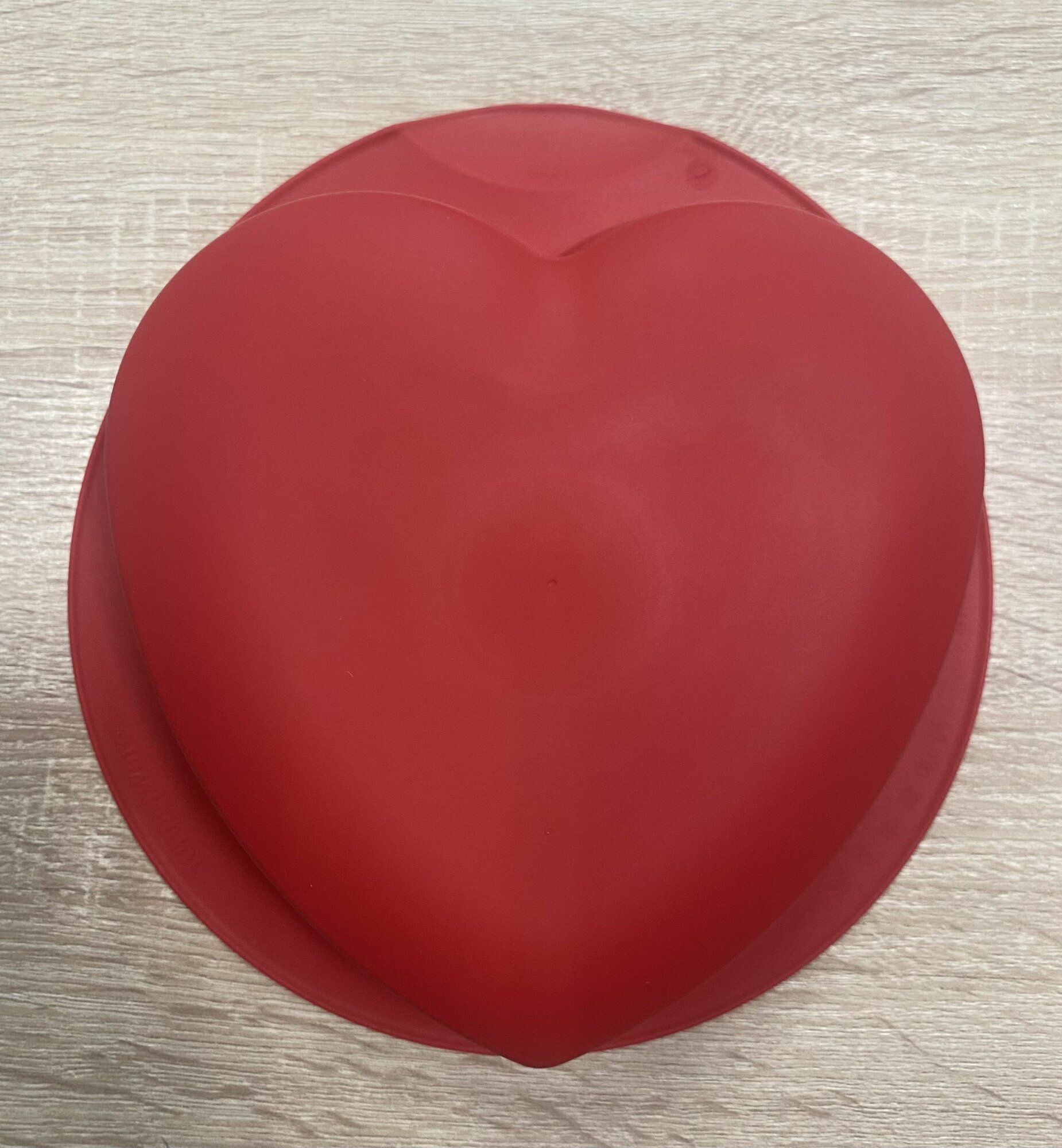 Силиконовая форма "Сердце", Tupperware, красная
