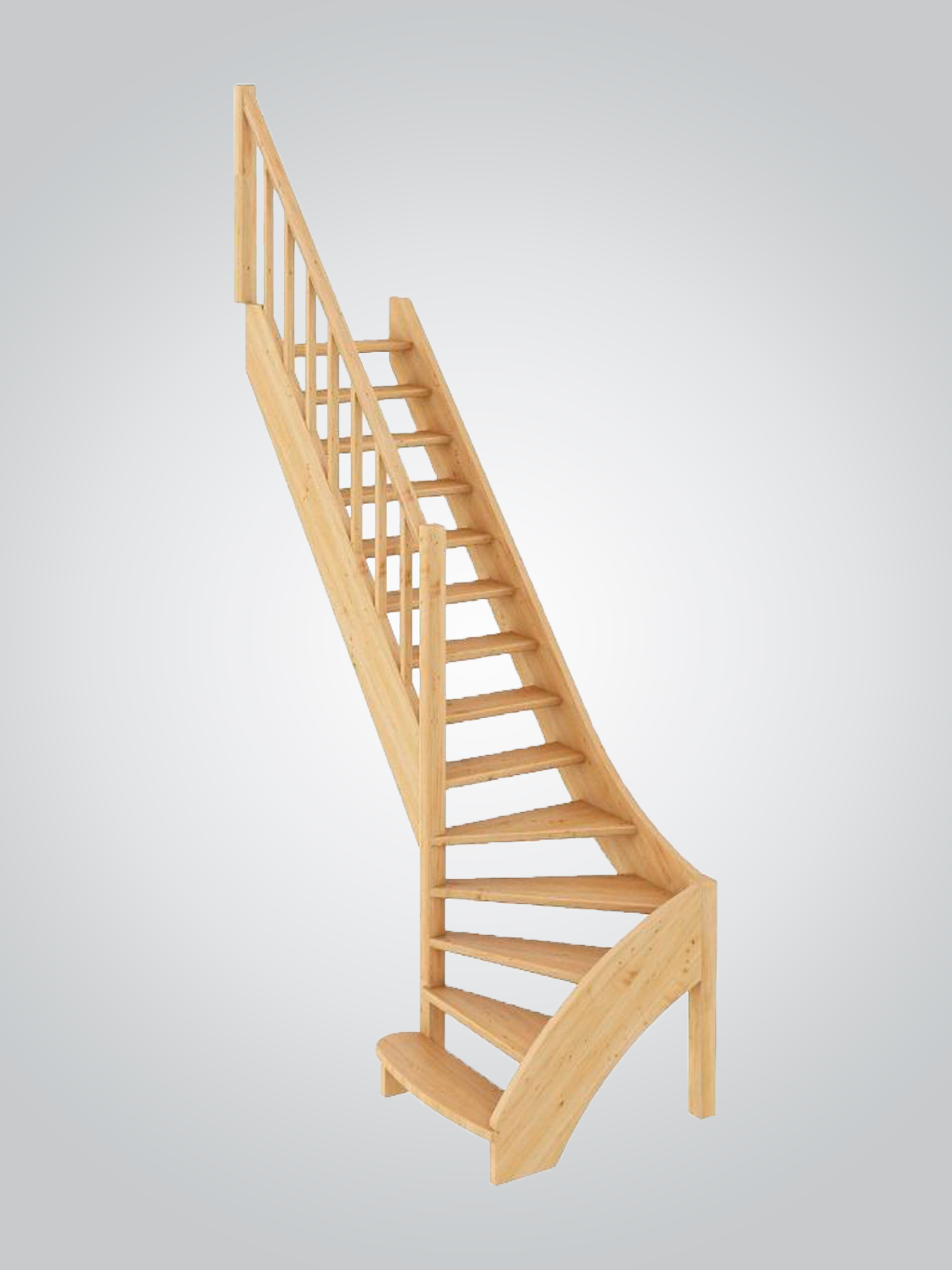 Лестница на второй этаж ЛС-07м/2 Левая