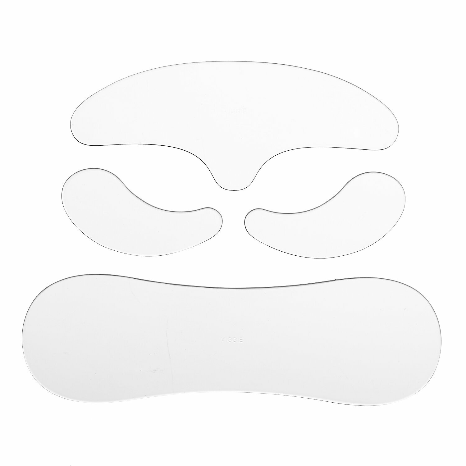 Патчи для лица от морщин, силиконовые патчи для лечения морщин на лбу, морщин в уголках глаз, шеи, прозрачные, 4 штуки, для всех типов кожи, патчи для лица, патчи для шеи, патчи для глаз, размеры: лоб 15.3*6см, глаза 7.5*3.3см, шея 19.5*6см