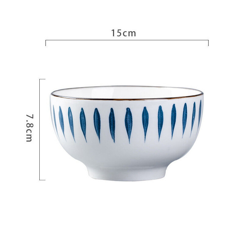 Креативная японская фарфоровая миска для домашнего использования, миска для лапши, простая большая миска, высококачественная керамическая миска
