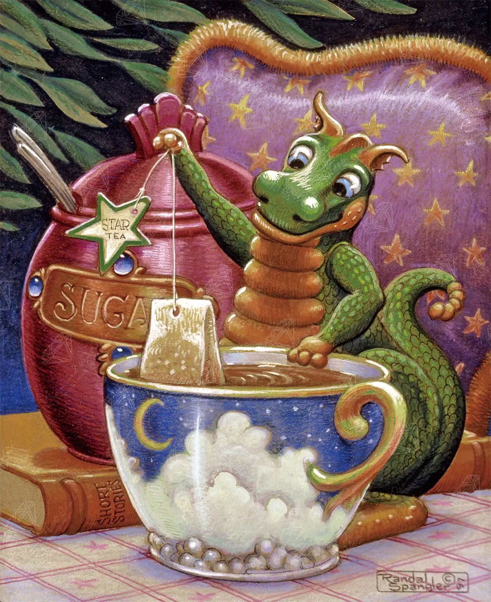 Смола Фея Пыль AB 5d Diy Diamond Art Наборы для рисования Randal Spangler Новая вышивка мультяшным вышивкой крестиком Мозаика Детский подарок для дома