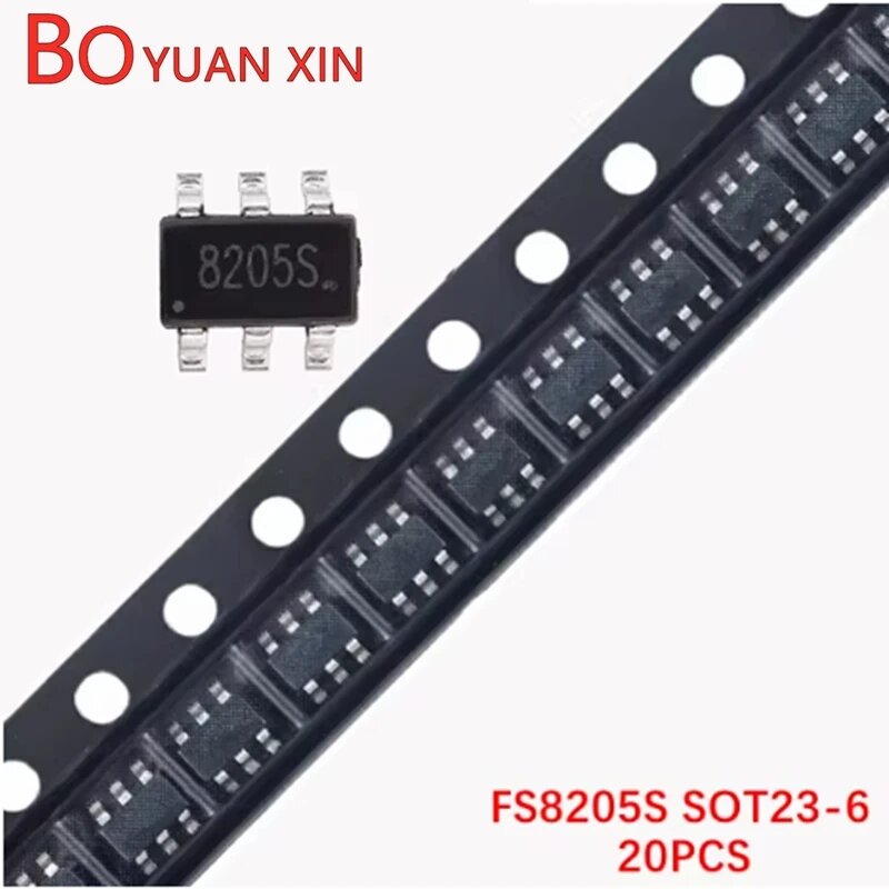 FS8205S SOT23-6, 20шт