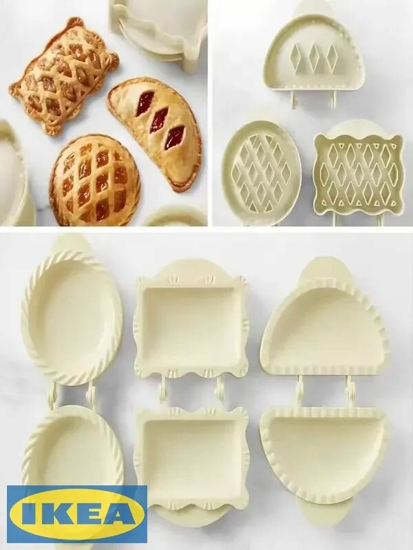 IKEA Форма для выпечки, Круглая, 9 см x 10 см, 3 шт