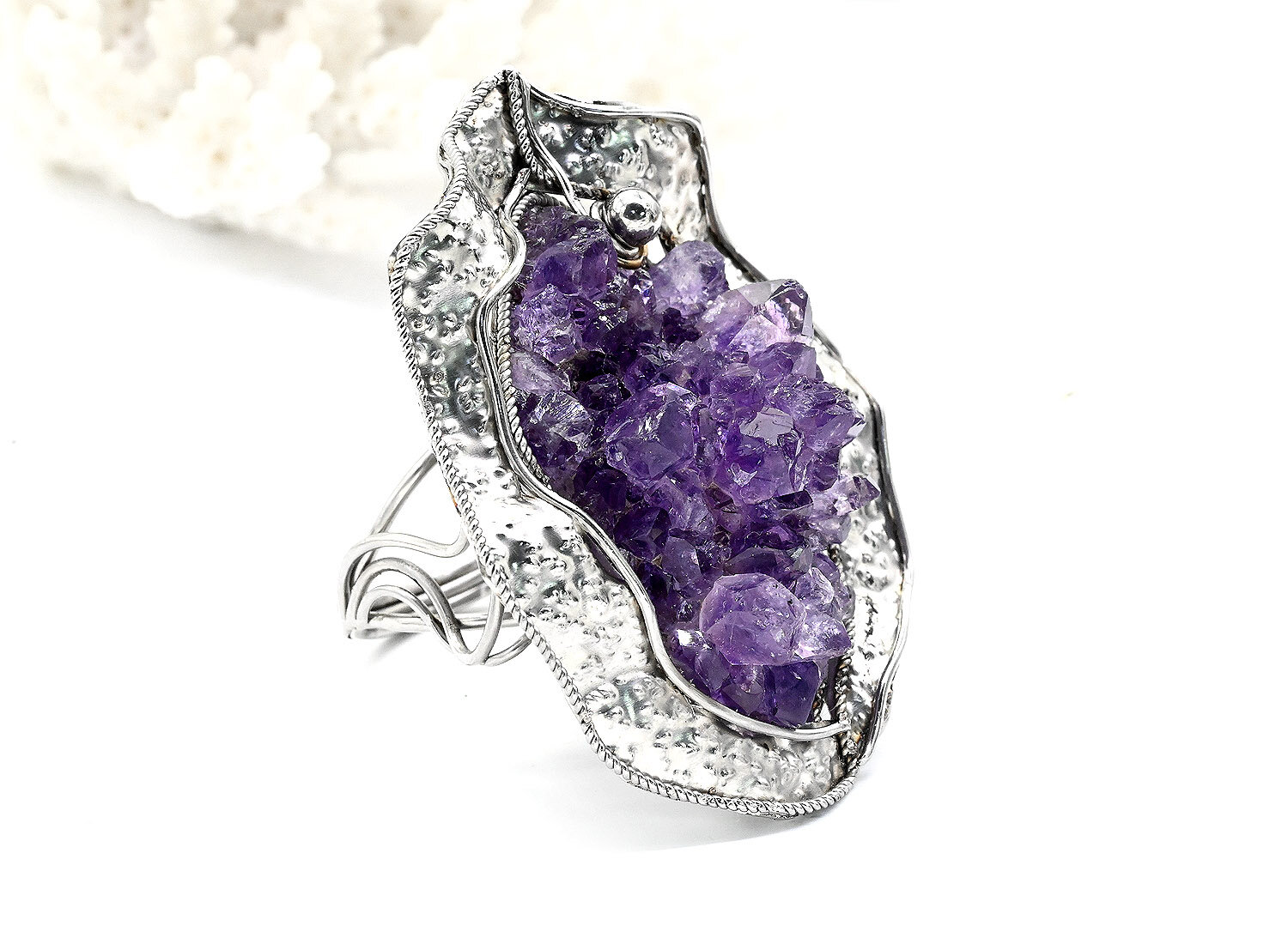 Кольцо, аметист