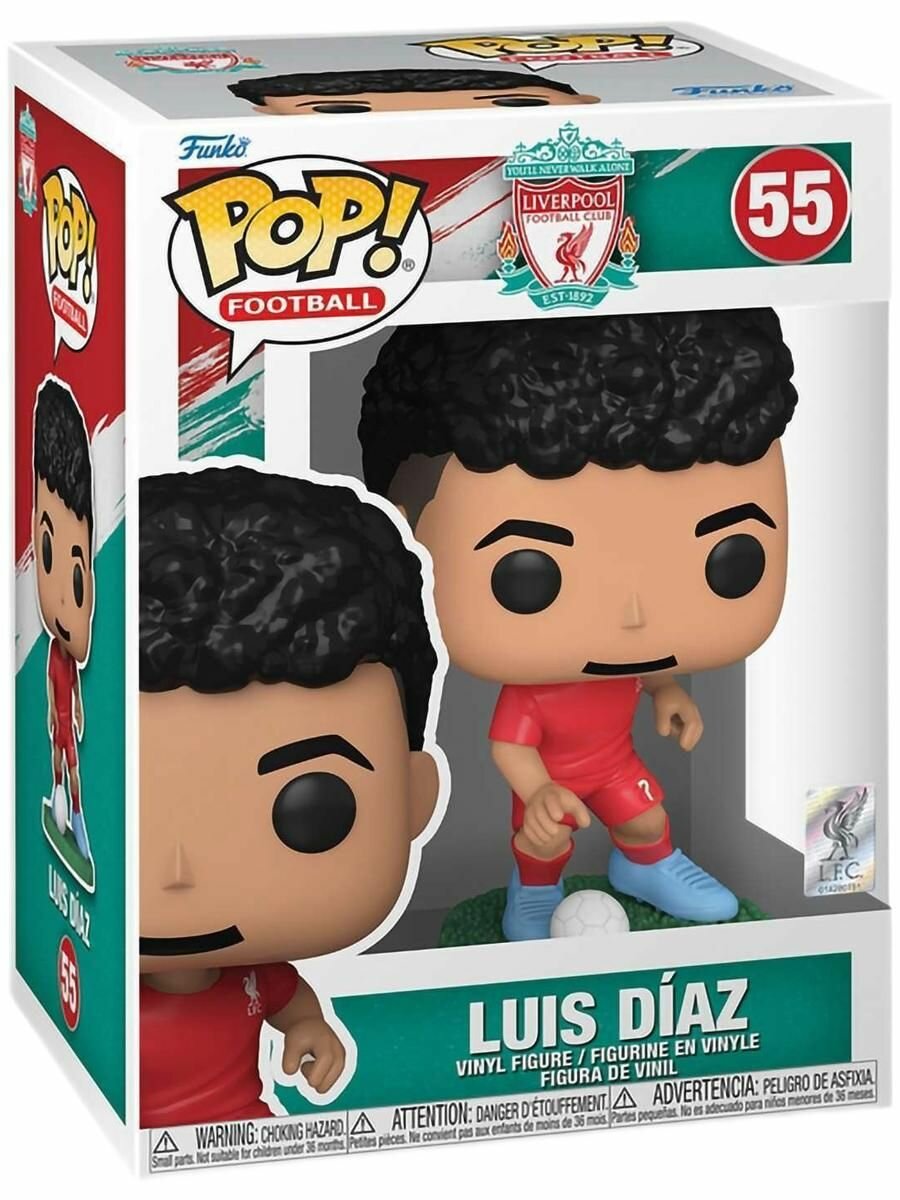 Фигурка Funko POP! Football: Liverpool - Luis Diaz (55)
