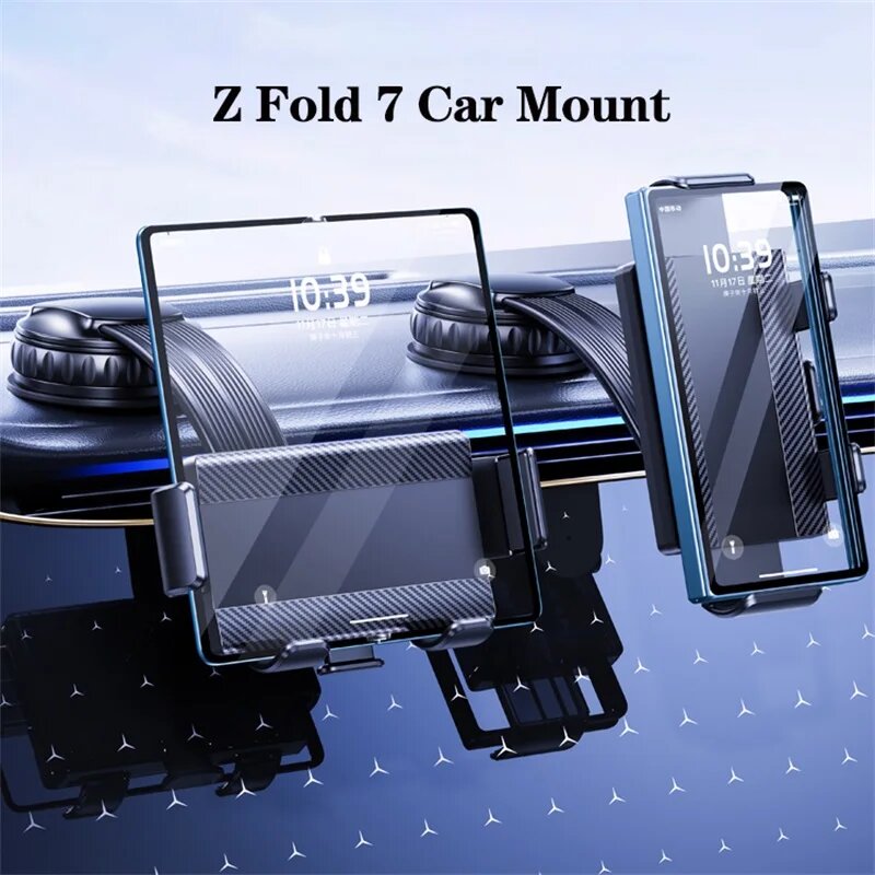Eary для Z fold 7, 6, 5, 4, автомобильное крепление для телефона, подставка для телефона на приборной панели, кронштейн для iPhone 17 Pro Max 16 15 14 Air Samsung, автомобильные аксессуары