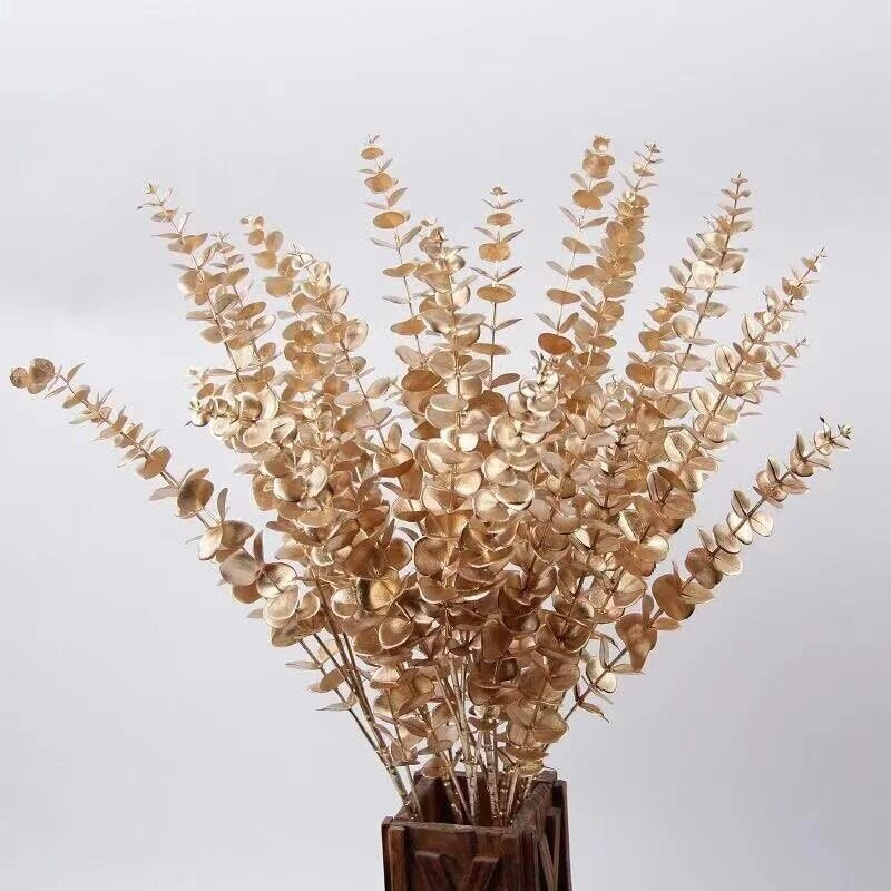 Горячая распродажаГорячая продажа 3-конечного веера, лист гинкго, искусственный цветок, золотая удача, красные плоды, зимнее зеленое украшение для новоселья, декор для гостиной