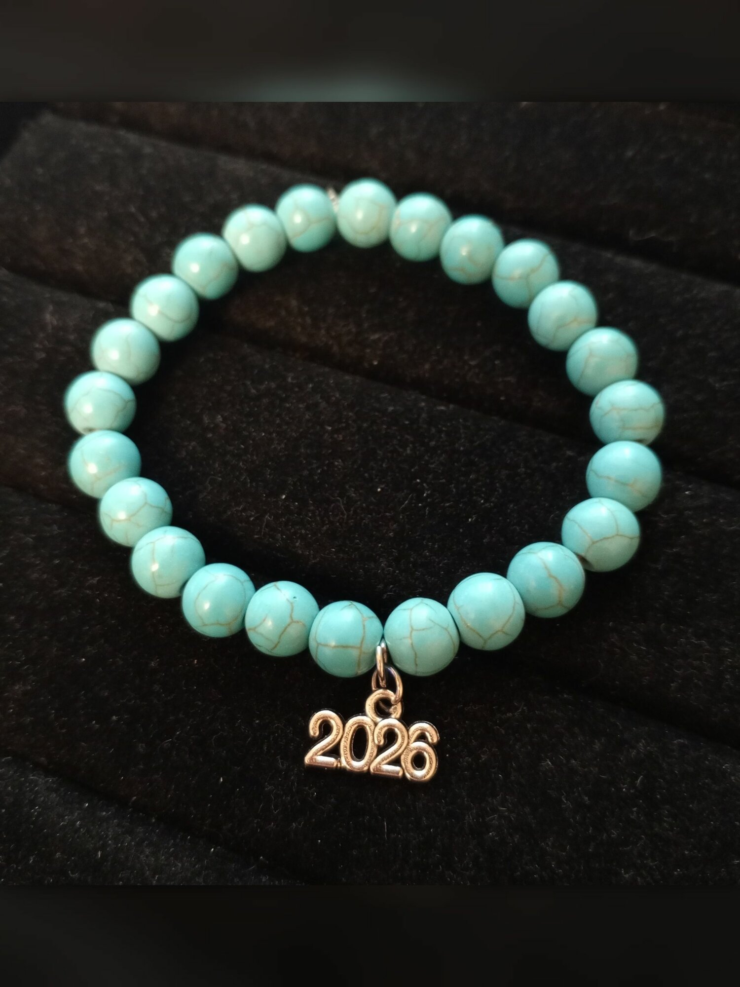 Браслет, металл, бирюза