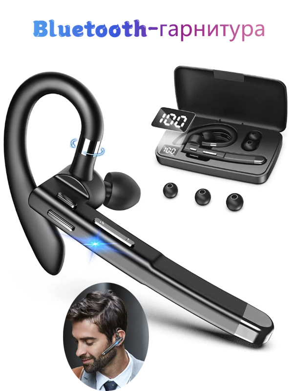 Беспроводная гарнитура TWS Bluetooth с шумоподавлением и водонепроницаемостью U5 sports ear hook