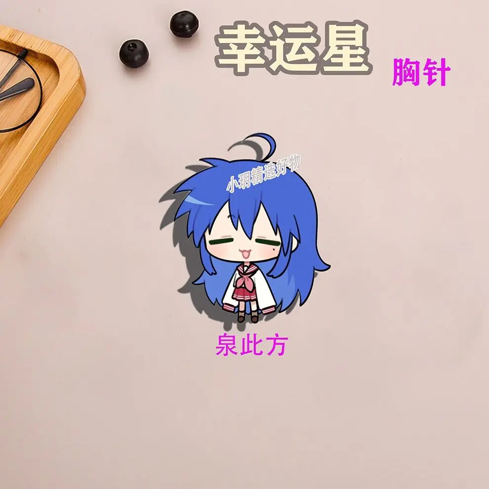 Lucky Star Коната аниме брошь, Цвет: 1pcs