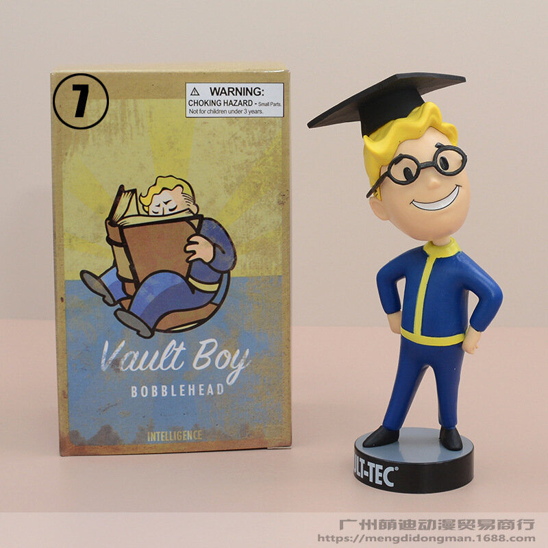 Фигурки Fallout 7 Fallout Boy, набор фигурок Vault Boy 1-го, 2-го, 3-го, 4-го поколения в коробке