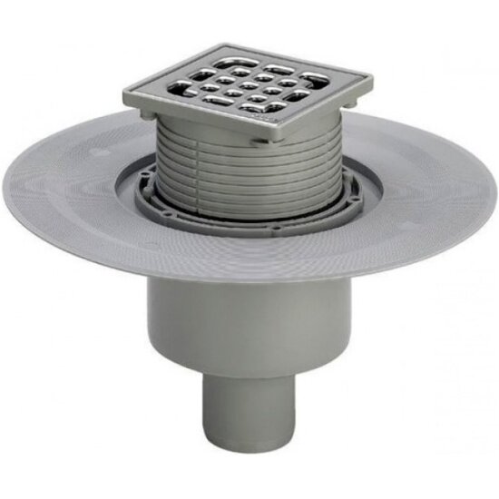 Трап Viega (557188) изоляционный фланец, регулируемая по высоте насадка