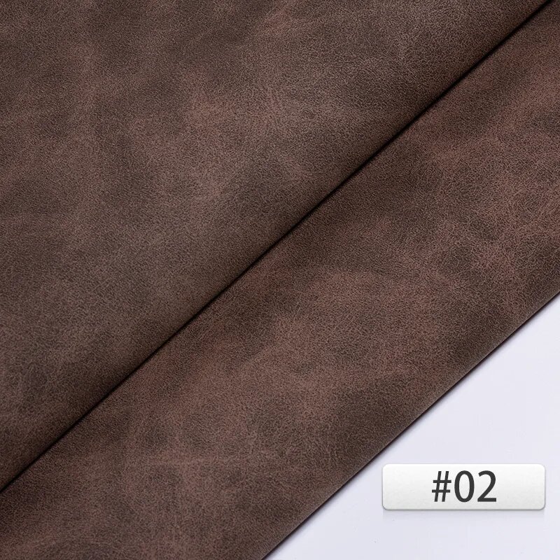 Искусственная кожа Antswaies для рукоделия 25х34 см Коричневый, 50CMx138CM, 2