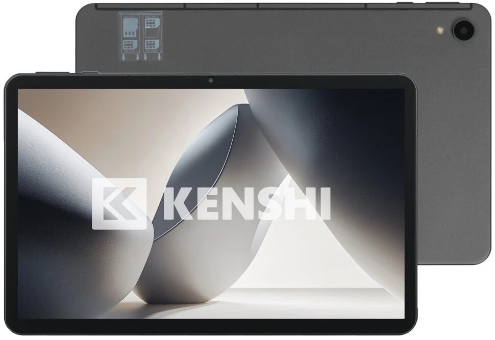 10.36" Планшет KENSHI Pad Pro E110 LTE 6/128 ГБ, 2000x1200, IPS, 60 Гц, 7200 мА*ч, серый + чехол