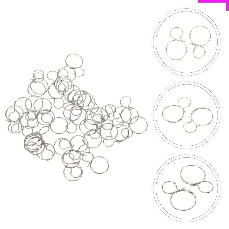 40 шт. осветительных аксессуаров, кристаллические подвесные лампы, соединители для люстр, разделительные кольца