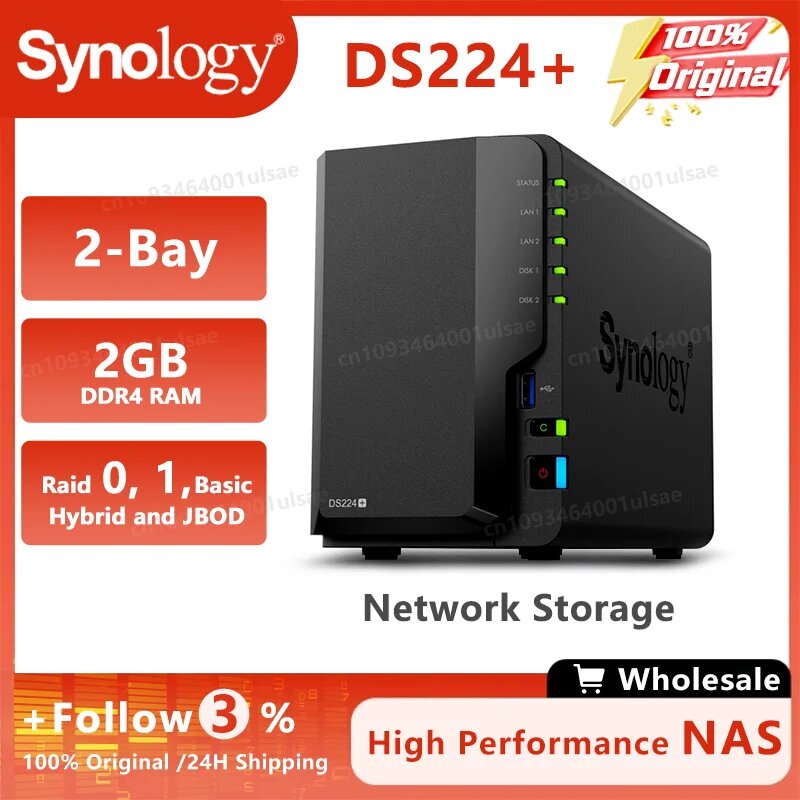 Synology DS224+ 2-bay NAS