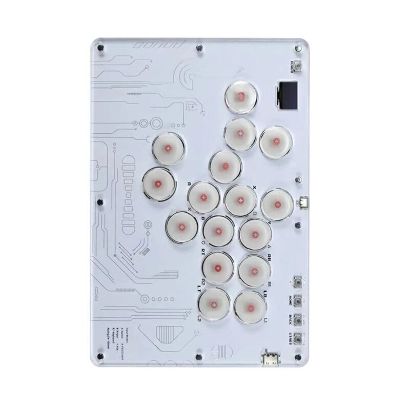 Аркадный Джойстик Fight Stick для ПК 16-Клавишный Игровой Контроллер Joystick Arcade Stick с Функцией
