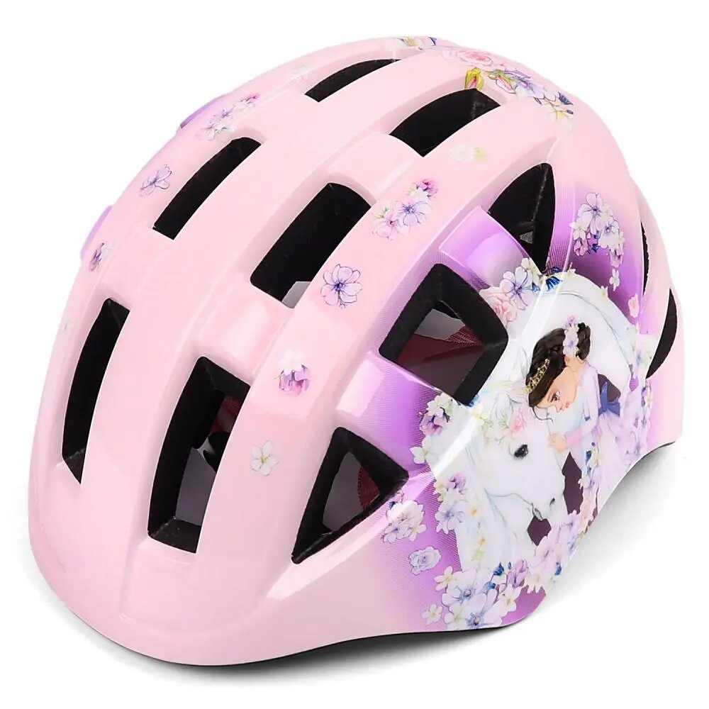 Велошлем детский Vinca Sport VSH-8, IN-MOLD, с регулировкой, M(52-56см), "Alice"