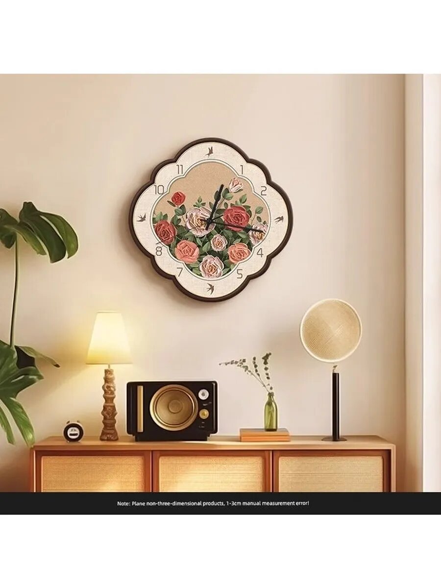 Настенные часы (16 дюймов — весенний сад C)