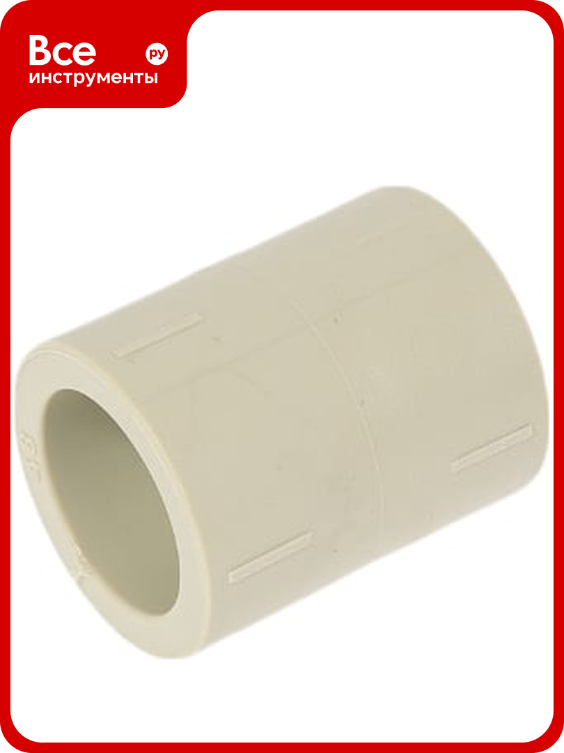 Муфта соединительная TEBO PPR 20 серый 031023102