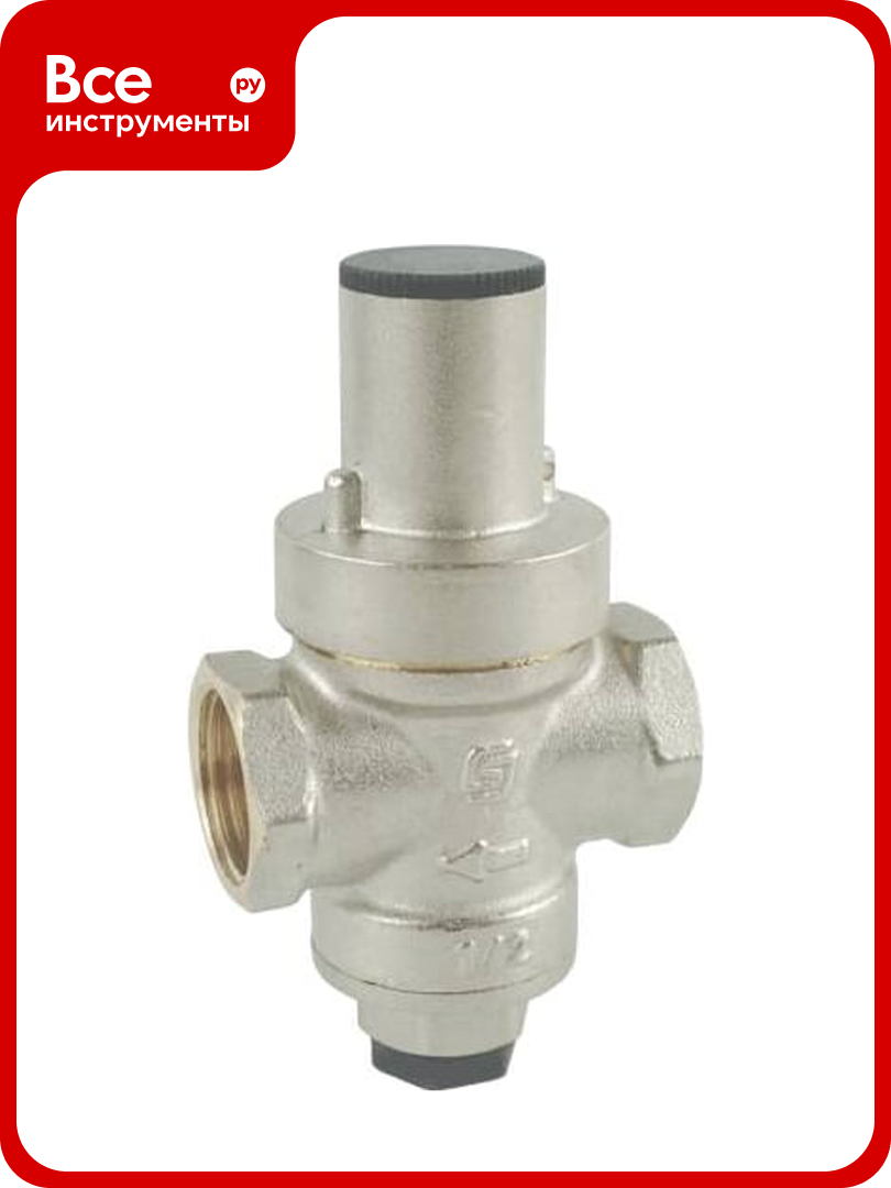 Регулятор давления поршневой SantechSystems Ду15, Ру16, муфта/муфта, Рн1.8-16, под манометр EURO 022-5105