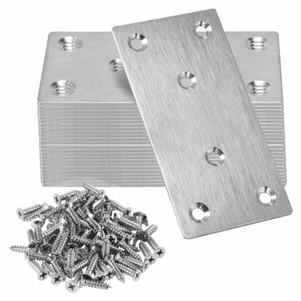 Стальные крепёжные скобы для мебели, 100X50 ММ