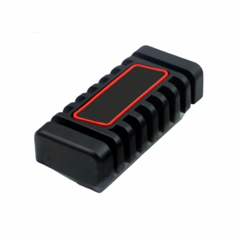 Антискользящая резиновая накладка на педаль тормоза BAJAJ, Черный и красный