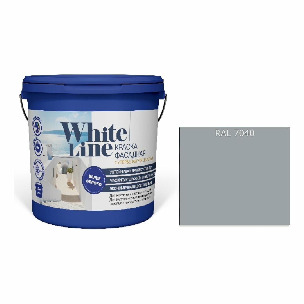 Фасадная колерованная краска White Line 4690417099283